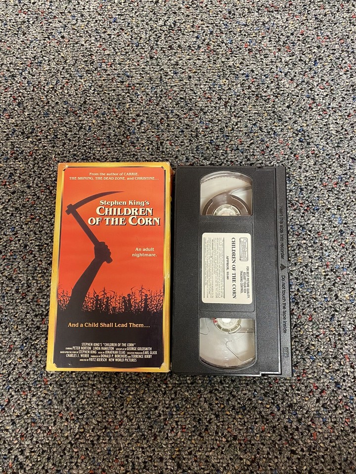 Children of the Corn VHS (Starmaker/ R & G, 1992) Stephen King Horror ...
