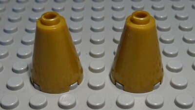 LEGO Piedra Cono 2x2x2 Oro 2 Pieza (1369#) | eBay