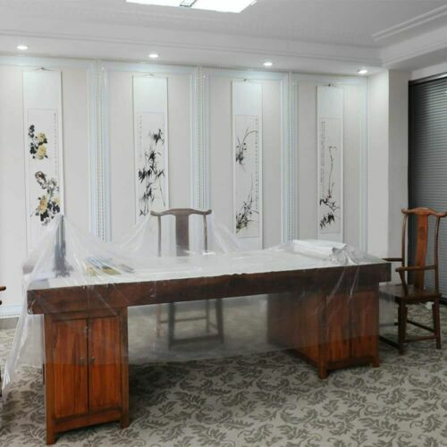 5pc 2.7M x 3M Painters Drop Protect sheet disposable Painting Cover ...