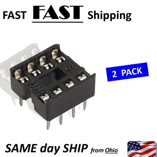 8 Pin DIP IC Socket - 4 pin double row IC socket - 4pin chip socket | eBay