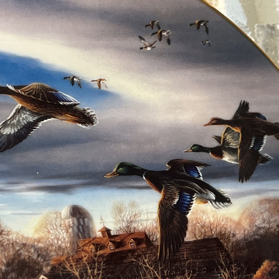 Terry Redlin,Plate,”8 “,Spring Thaw”,4874 A, Mint Condition.Box ...
