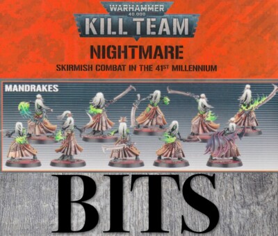 Warhammer 40K Kill Team Nightmare night lords Drukhari MANDRAKES Bit ...