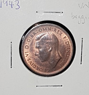1943 Australian half Penny coin | eBay Australia