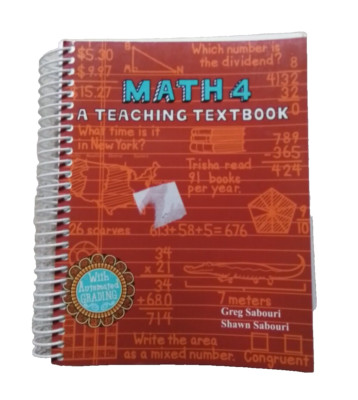 A Teaching Textbook Math 4 | eBay