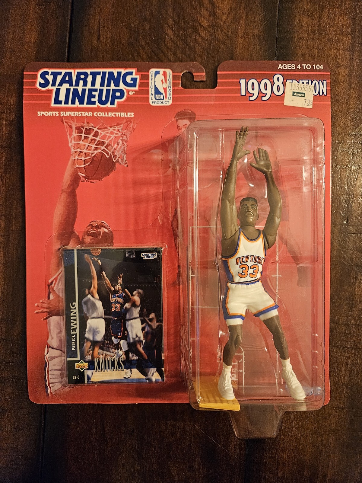 1998 Starting Lineup Patrick Ewing New York Knicks Basketball NBA ...