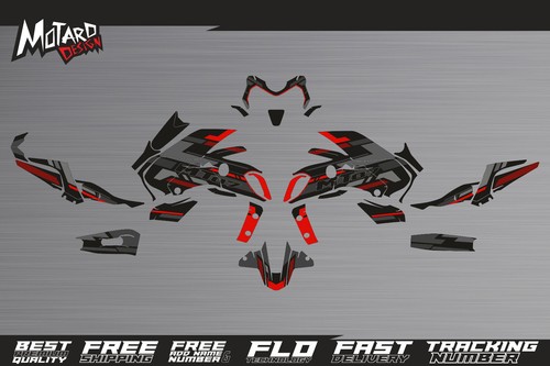Graphics Kit for Yamaha FZ07 MT07 2018 2019 2020 Decals Stickers Design ...