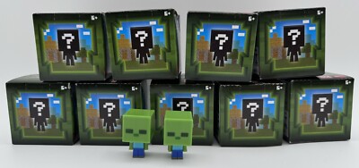 Minecraft Mob Head Minis Mystery Boxes lot of 9 new sealed 2 open ...
