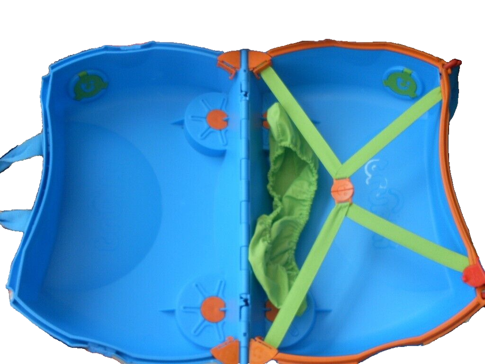 Trunki Blue Terence Sit On And Ride Case With Strap And Key #142 | eBay UK