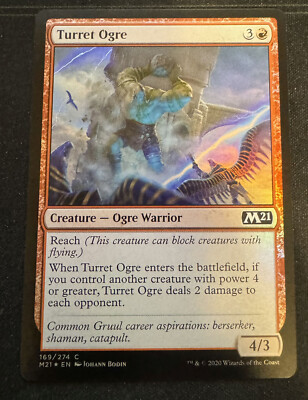 Turret Ogre *FOIL* M21 Core Set Magic the Gathering MTG | eBay