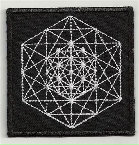 Tree of life, Kabbalah, esoteric symbol - embroidered patch 8 X 8 cm ...