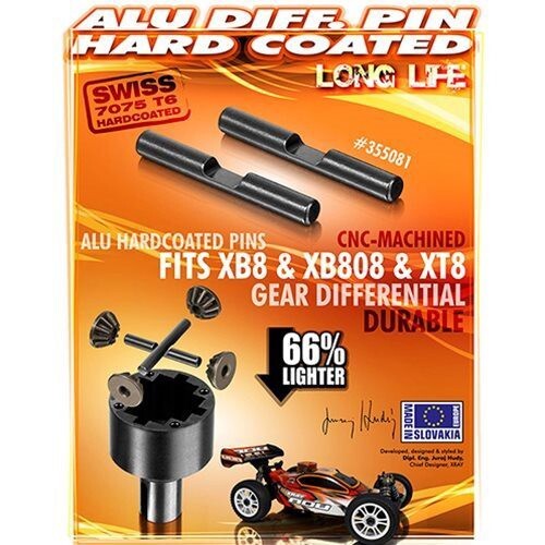 XRAY XB8 / XB8E / XT8 / XT8E Aluminum Diff Gear Pins XRA355081 | eBay