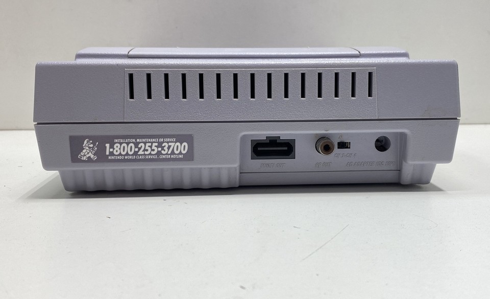 Nintendo SNES - Gray Console with Accessories (SNS-001) | eBay