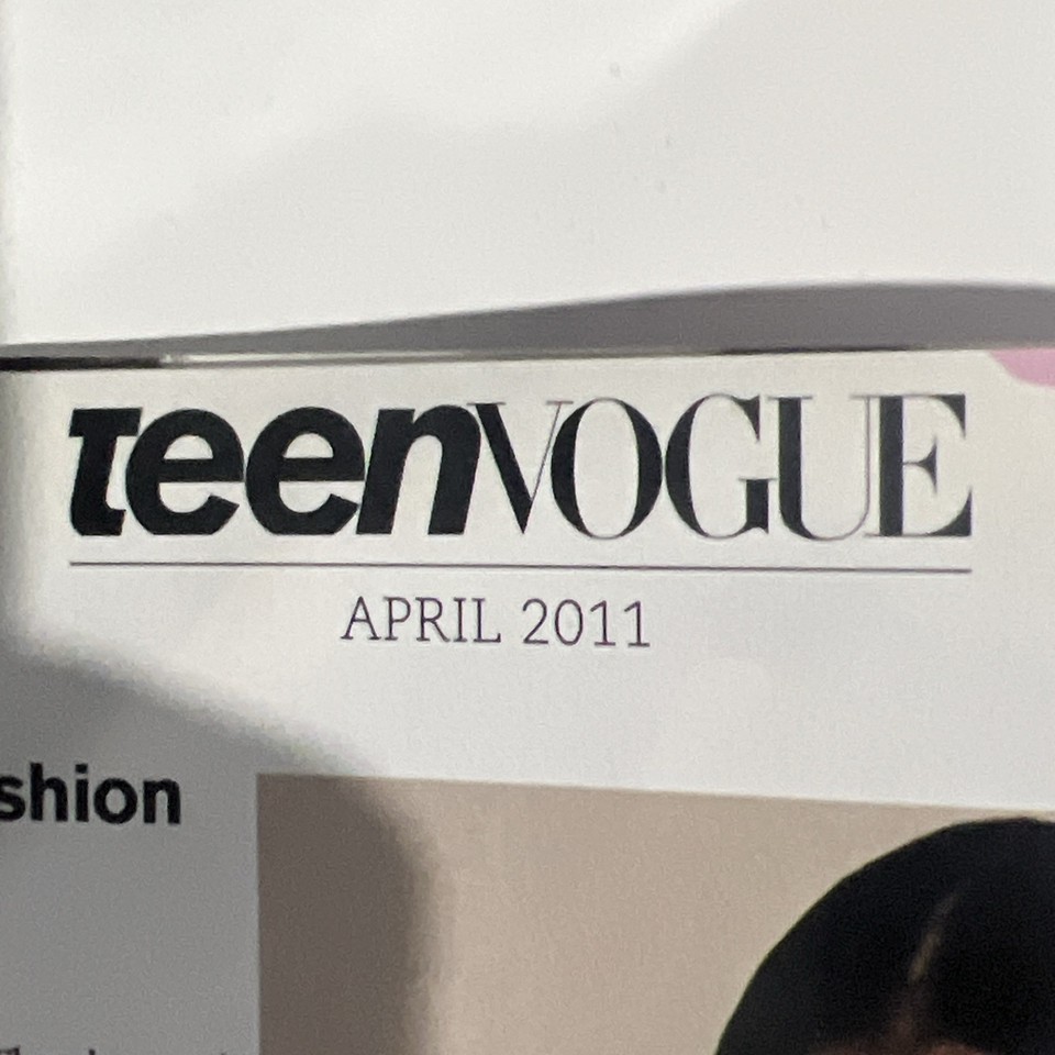 Teen Vogue Magazine April 2011 The Vampire Diaries' Nina Dobrev | eBay