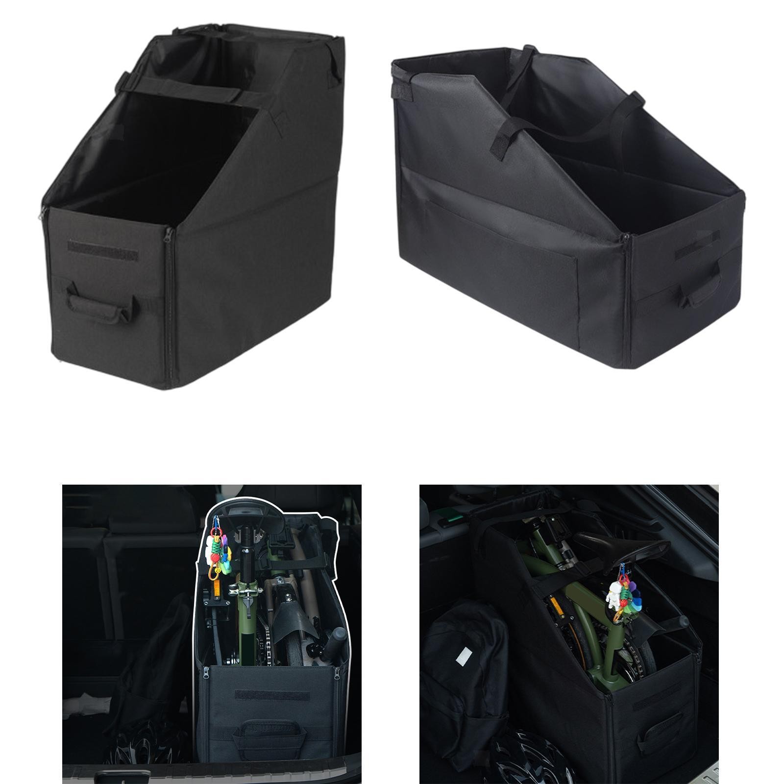 Folding Bike Storage Box Foldable Bicycle Organizer Folding Bicycle ...