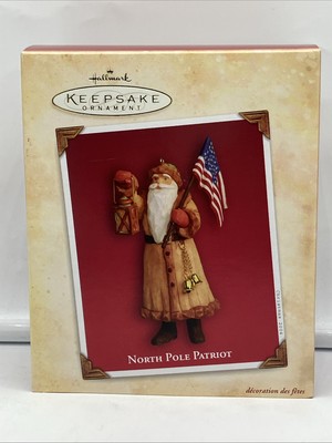 Hallmark Keepsake Ornament North Pole Patriot 2004 w/ Box - FREE ...