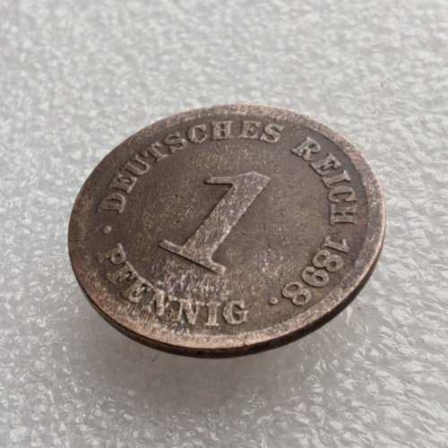 Germany Empire 1 Pfennig 1898 G Wilhelm II Copper Coin S1 | eBay