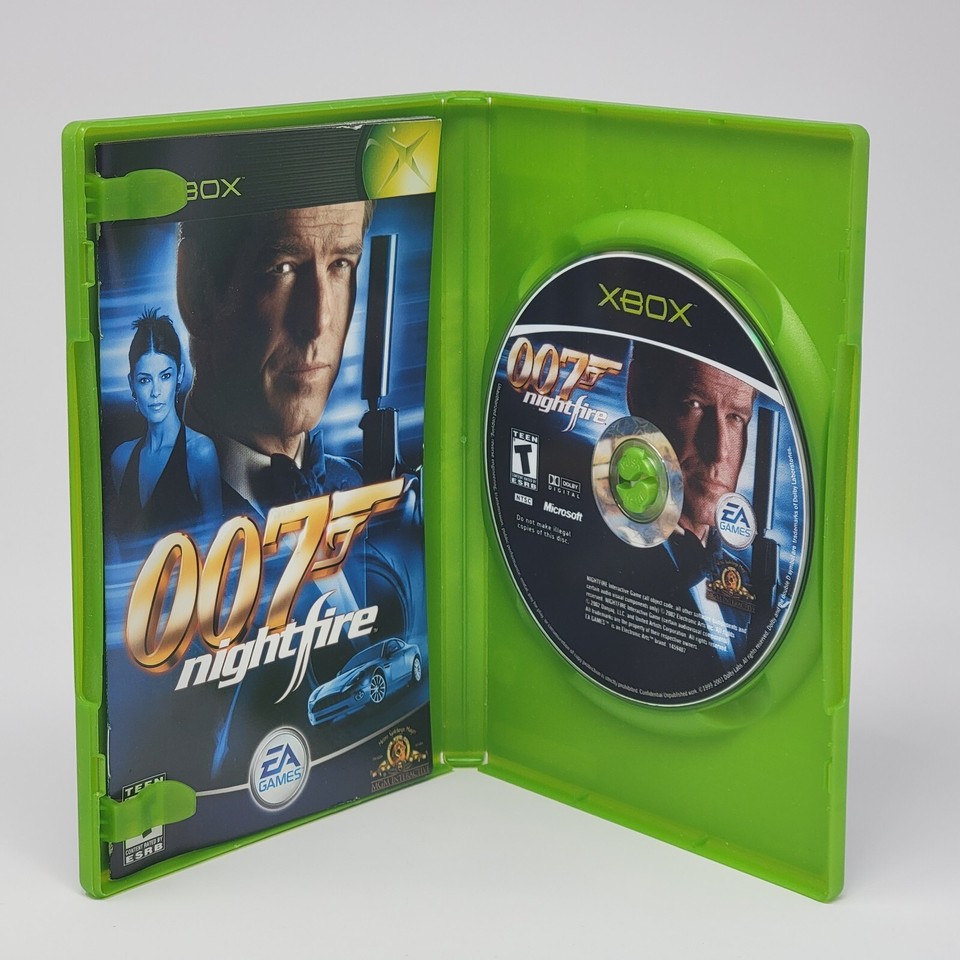 007 Nightfire James Bond (Original Xbox) Black Label CIB COMPLETE ...