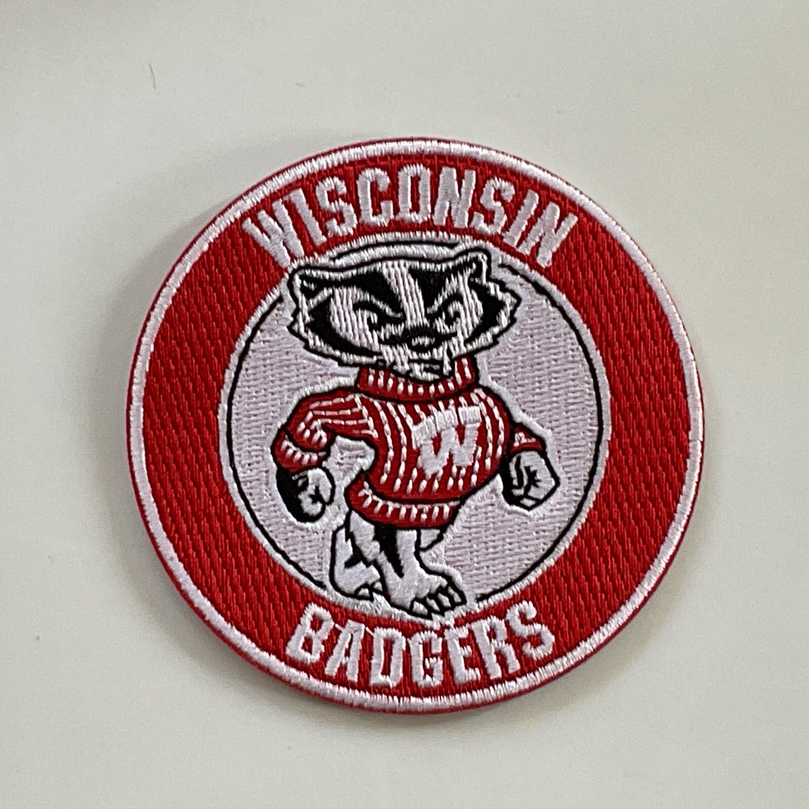 Wisconsin Badgers Vintage Embroidered Iron on Patch 3” X 3” | eBay