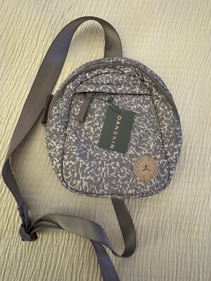 Danskin Lowry Small Sling Backpack Crossbody Handbag Purple/plum/gray ...