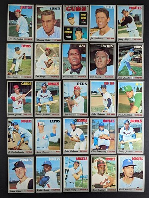 1970 Topps Baseball Set Break 25 Cards | eBay