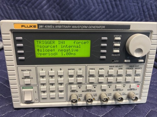 FLUKE 281 40MS/s Arbitrary Waveform Generator. 2423135 | eBay