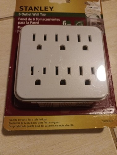STANLEY 6 Outlet Wall Tap Converts Duplex Wall Outlet . New | eBay