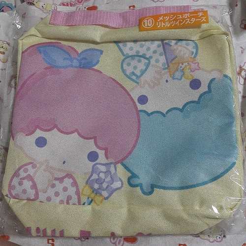 SANRIO CHARACTERS WINNING LOTTERY MESH POUCH LITTLE TWIN STARS | eBay