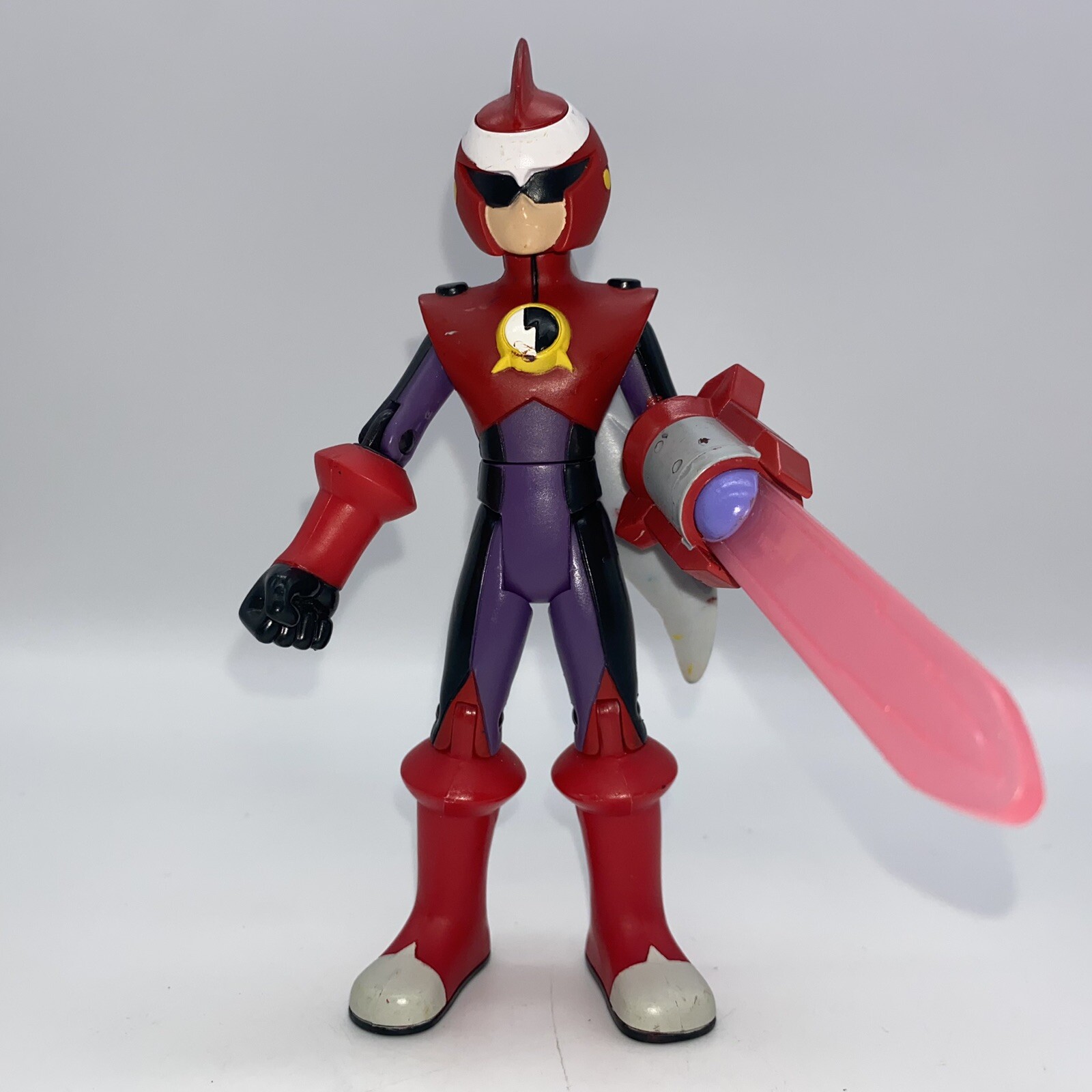 Mega Man NT Warrior ProtoMan 2004 Action Figure W/Swords Jazwares ...