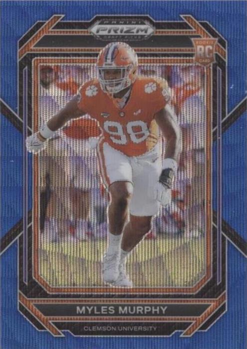 2023 Panini Prizm Draft Picks - Myles Murphy #172 Blue Wave Prizm /249 ...