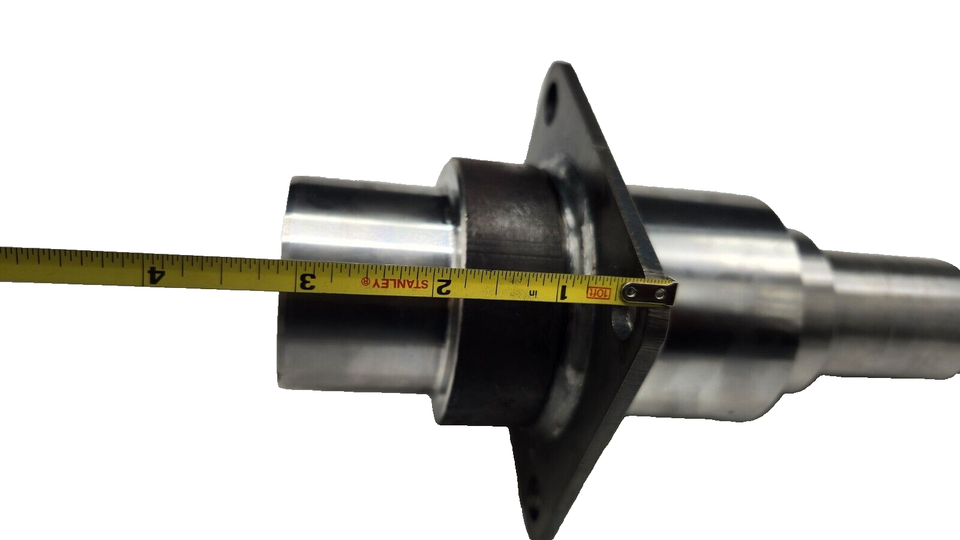 8000# Trailer Axle #42 Spindle 8K 4 Hole Brake Flange 2.48" Shank ...