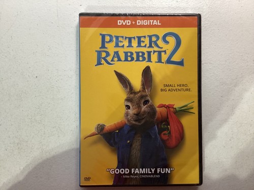 Peter Rabbit 2 DVD Sealed PG Rose Byrne James Corden Margot Robbie 2021 ...