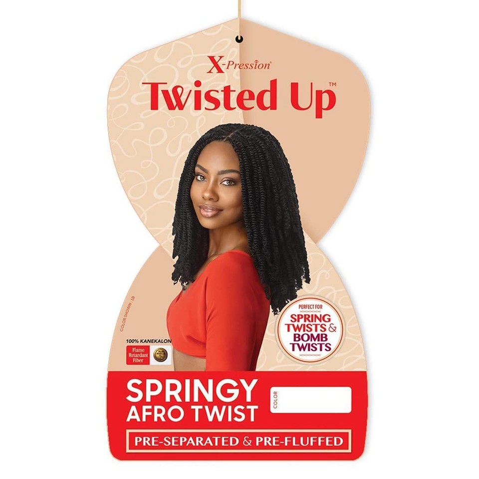 Outre Crochet Braids X-Pression Twisted Up 3X Springy Afro Twist 16" | eBay