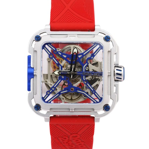 CIGA Design X-Series X021-TIBU-W25BK Titanium Automatic 44mm Skeleton ...