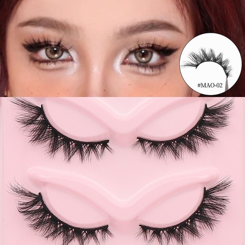 5 pairs 3D Natural Look Full Strip Lashes Winged Lashes Women Beauty | eBay