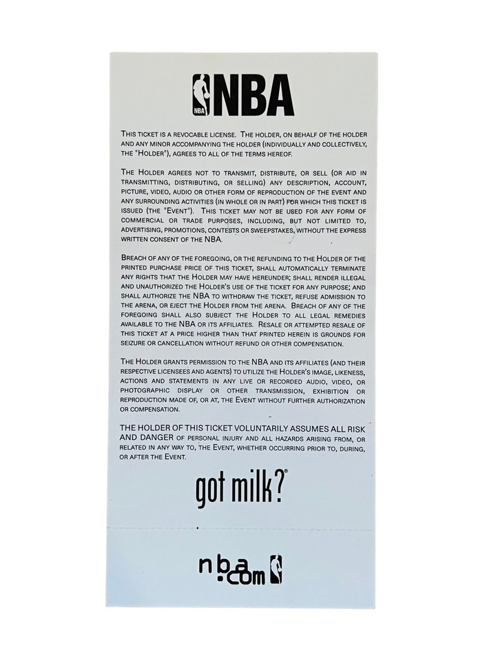 2002 NBA ALL STAR SATURDAY AFTERNOON PHILADELPHIA TICKET STUB 2/9/02 ...
