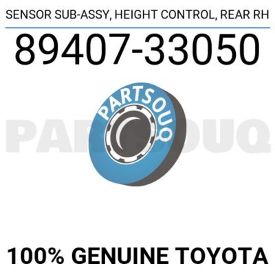 8940733050 Genuine Toyota SENSOR SUB-ASSY, HEIGHT CONTROL, REAR RH ...
