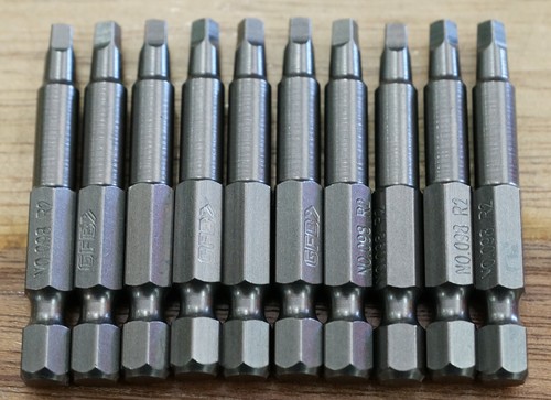 GFB R2 Roberts Square Drive Power Screw Driver Bit Pack 10 Impact ...