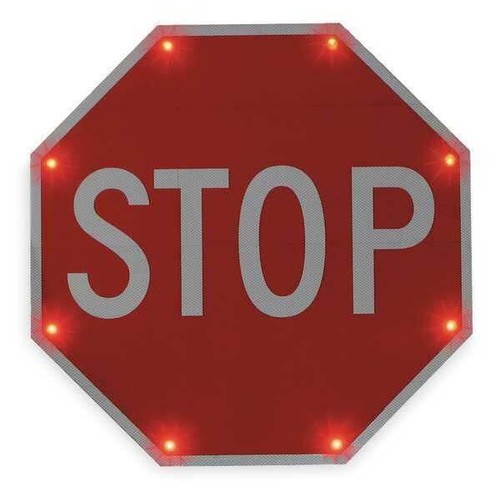 TAPCO 2180-00203 LED Stop Sign Stop Aluminum 30" " for sale online | eBay