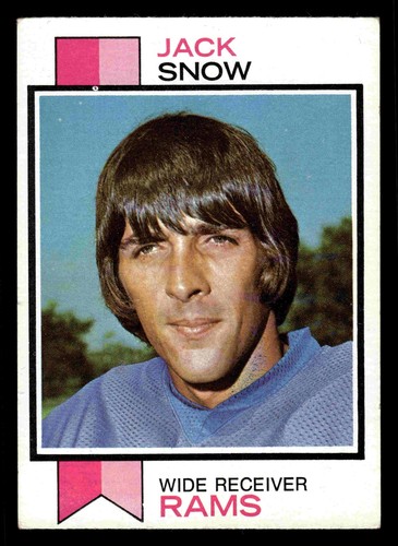 1973 Topps Jack Snow #416 - Los Angeles Rams | eBay