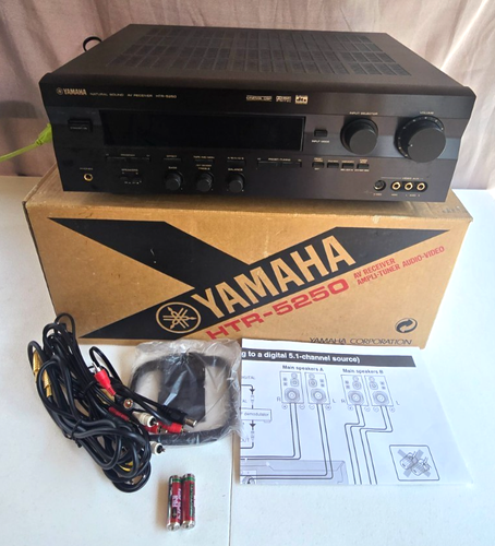 YAMAHA HTR-5250 NATURAL SOUND AUDIO VIDEO RECEIVER W/ CINEMA DSP DOLBY ...