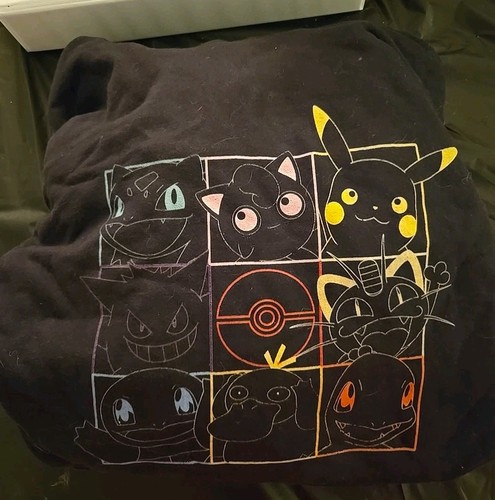 Pokemon Character Grid Pullover Hoodie 2022 - Medium | eBay