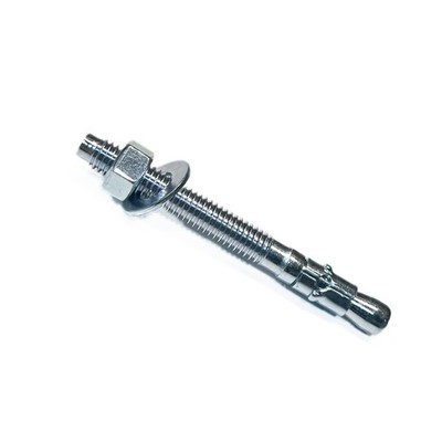 Wedge Anchor Zinc Plated Concrete Mounting Bolt 3/8x3-3/4 Inch 50 PCS ...