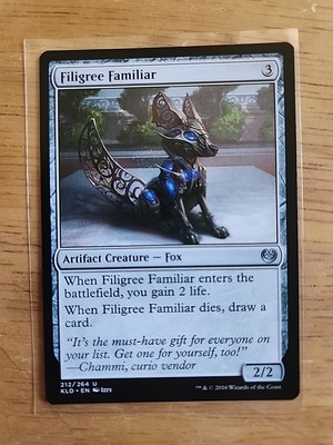Filigree Familiar - Kaladesh - MTG Magic - Uncommon - Artifact Creature ...
