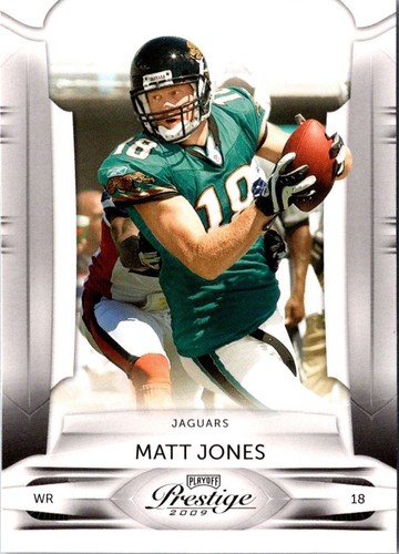 2009 Playoff Prestige Matt Jones #47 Jacksonville Jaguars Football Card ...
