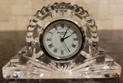 Vintage Waterford Crystal Quartz Desk Clock Tested | eBay
