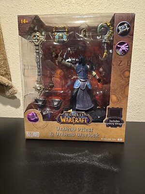 New McFarlane Toys World Of Warcraft Undead Priest & Undead Warlock 6 ...