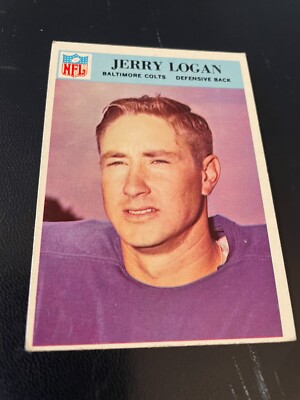 1966 Philadelphia Football #17 Jerry Logan - Baltimore Colts - EX | eBay