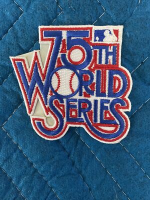 1978 75th World Series Logo Jersey Patch New York Yankees Los Angeles ...