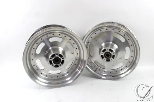 20011 11 Harley Dyna Fat Bob FXDF 16" Front Rear Rim Wheel Set Straight ...