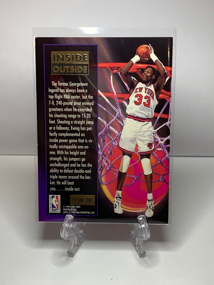 1993-94 Fleer Ultra Patrick Ewing Inside Outside #1 New York Knicks | eBay